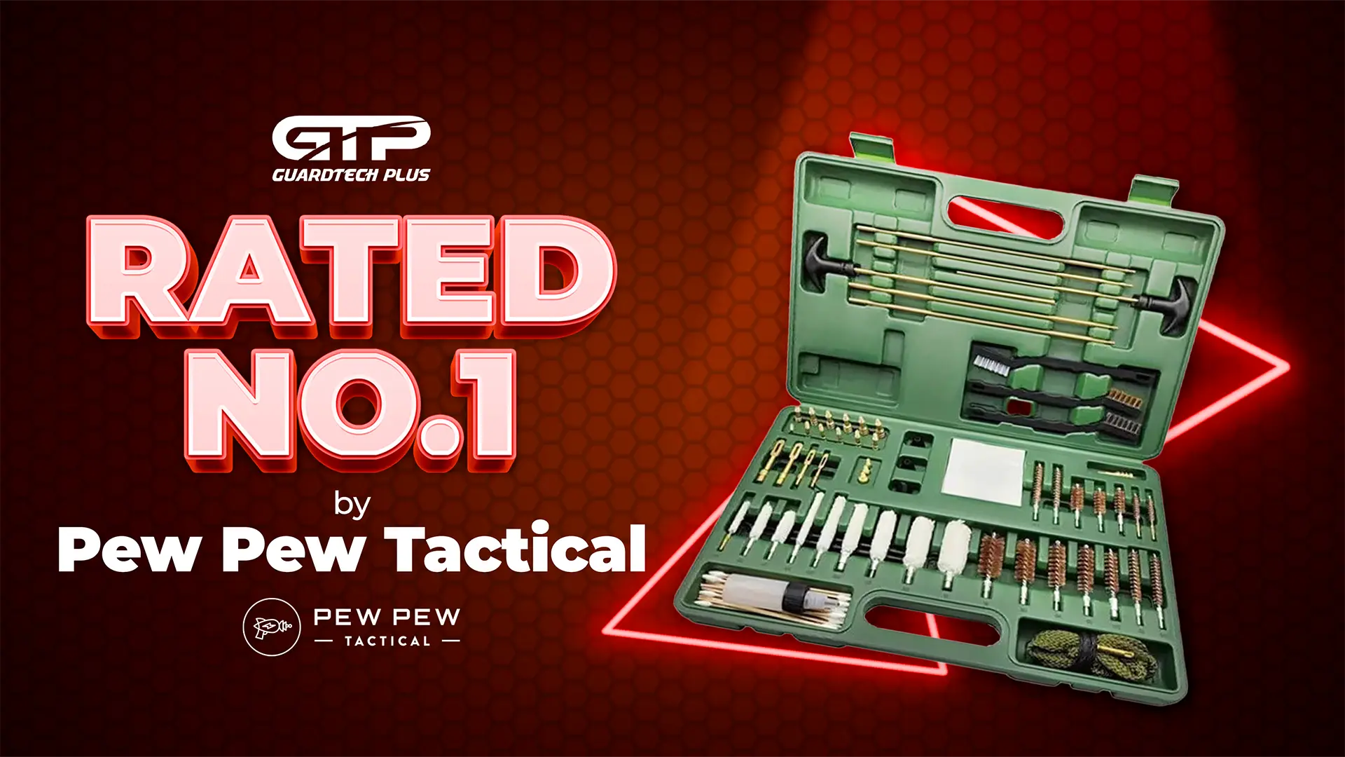 Rated #1 Gun Cleaning Kit by Pew Pew Tactical! - Guardtech Plus – GuardTech Plus